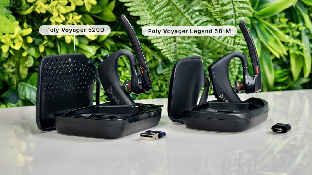 Poly Voyager 5200 UC vs Legend 50-M UC: Office Headset Comparison ...