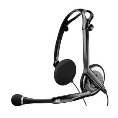 Plantronics audio 655 usb multimedia headset with noise canceling ...