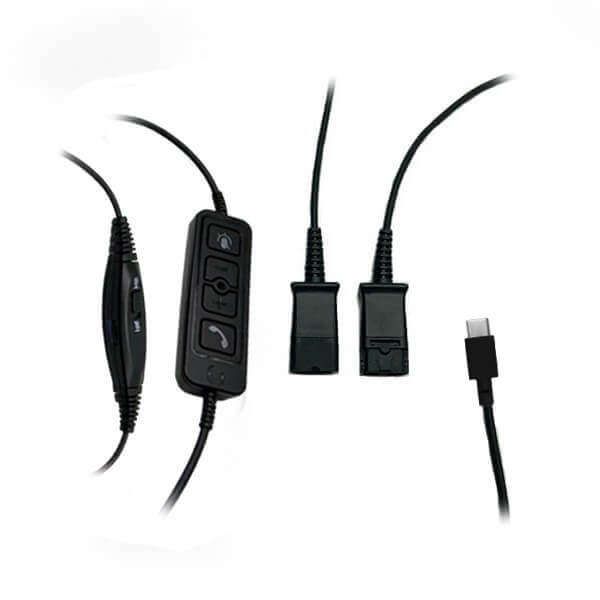 Y-Training Lead Headset Bundle (QD to USB-C) | Headset Store