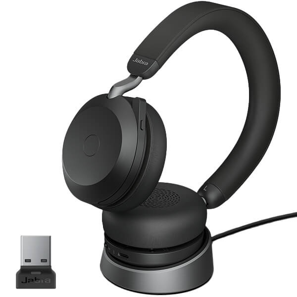Jabra Evolve2 75 USB MS Teams Headset with Charging Stand | 27599-999 ...