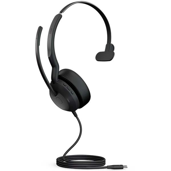 Jabra Evolve2 50 USB C UC Mono Headset 25089 889 899 Headset Store