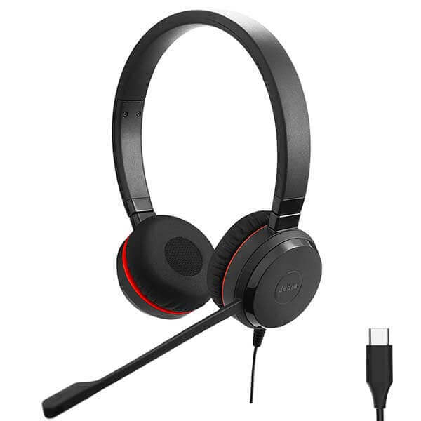 Jabra Evolve 20 SE MS Stereo Headset USB-C | Jabra 4999-823-389 ...