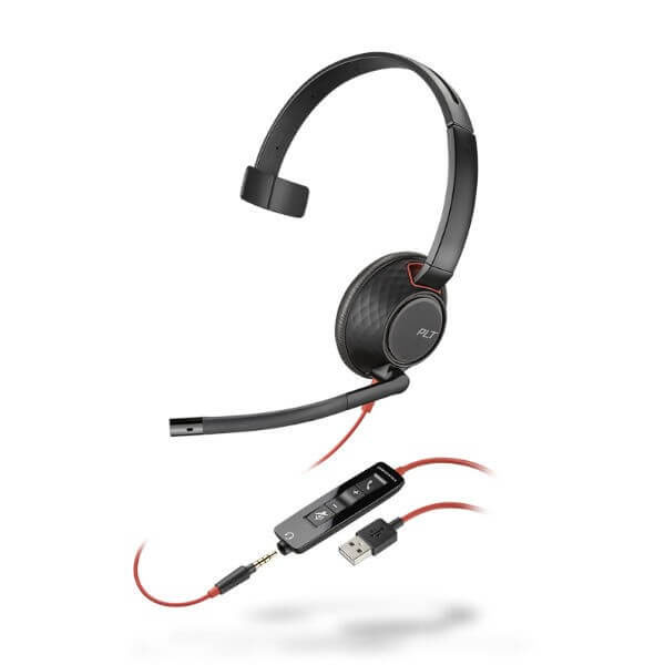 Plantronics Blackwire 5210 USB - Ex Demo | 207577-01, 80R98AA | Headset ...