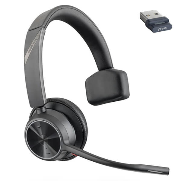Poly Voyager 4320 UC Wireless Headset, USB-A, 218475-01 | Headset Store