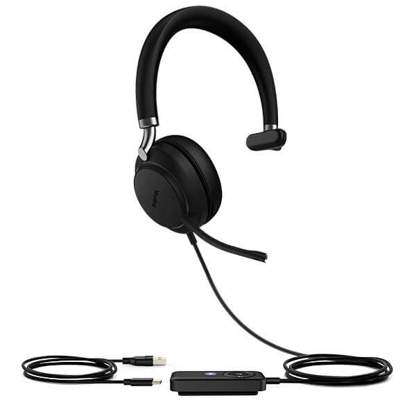 Yealink UH38 Mono Teams Bluetooth Headset USB-A | USB & Bluetooth ...
