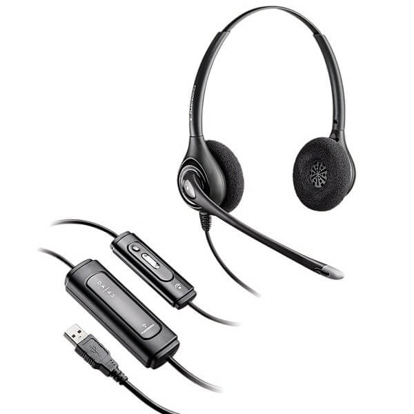 Plantronics D261N USB SupraPlus Digital Duo | Plantronics 80762-42 ...