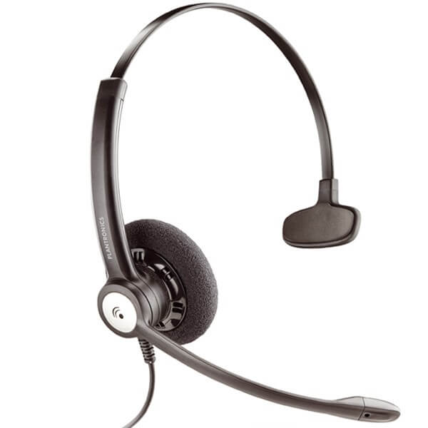 Plantronics Entera HW111N Mono Headset | Plantronics 79180-13 | Headset ...