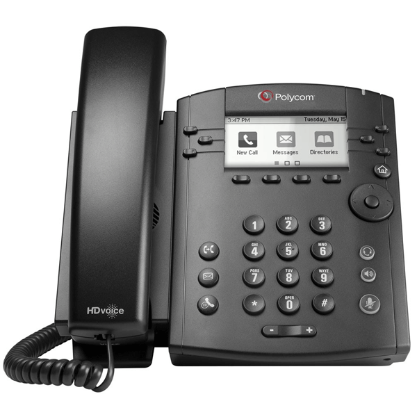 Polycom VVX 311 VoIP Telephone in Black | Headset Store